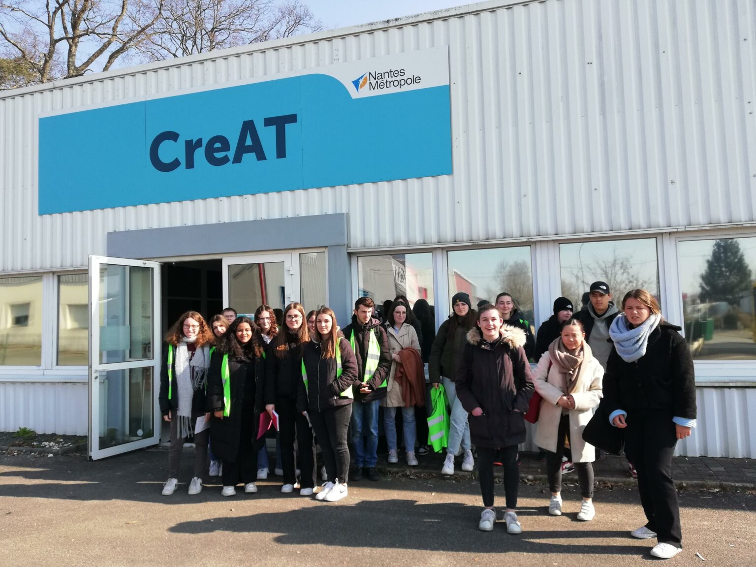 Visite du CreaT | Lycée Saint-Clair | BLAIN - DERVAL